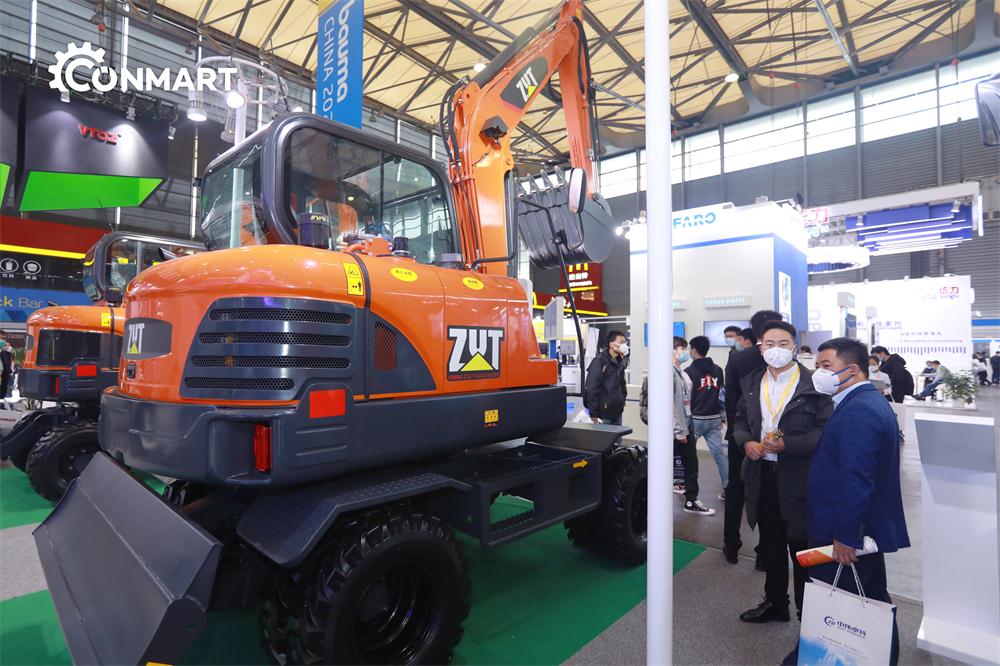 CONMART - ZHTE Launched Four New ZUT Series Wheel Excavators at bauma ...