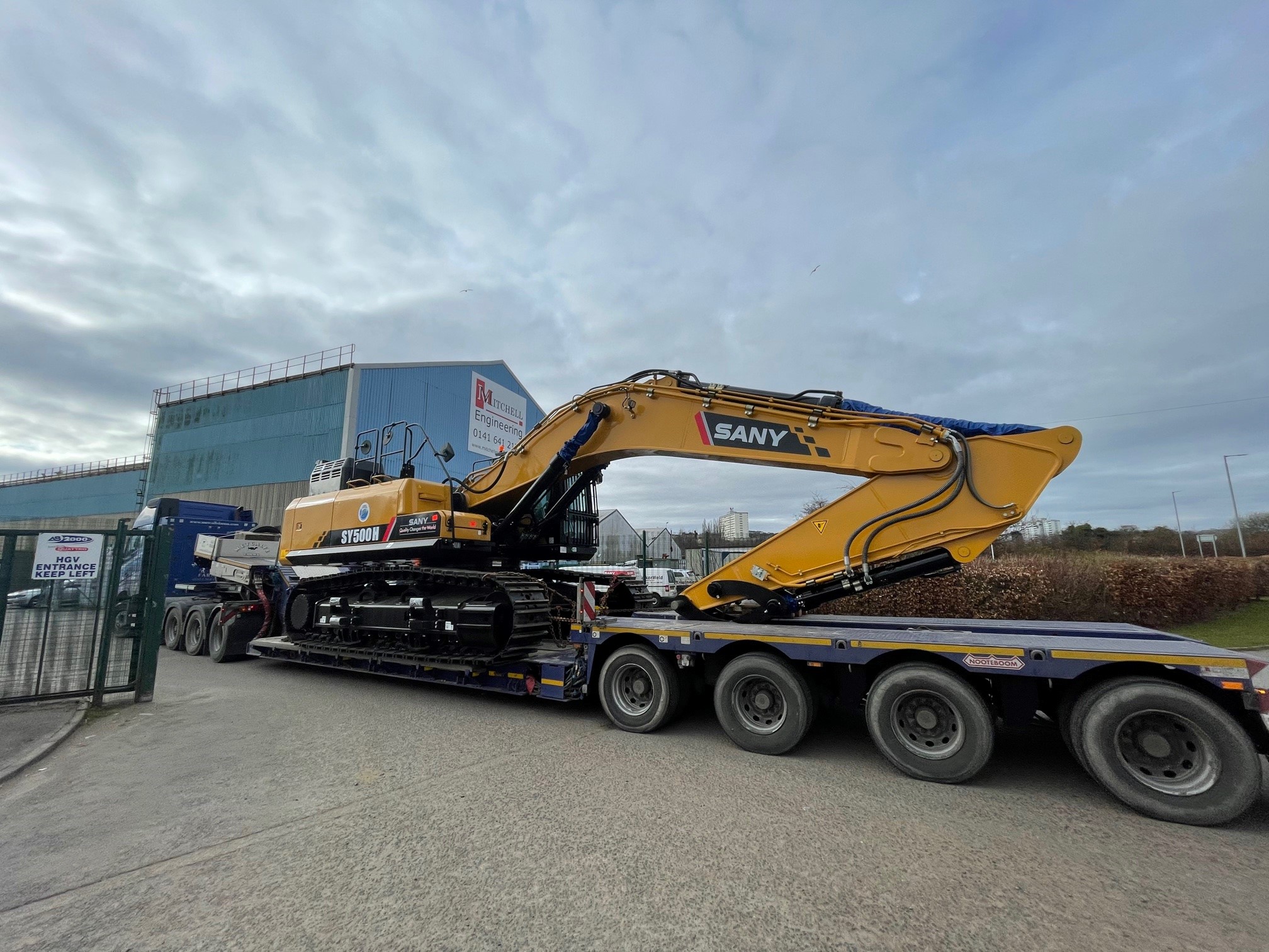 CONMART - First 50t SANY SY500H Sold in the UK